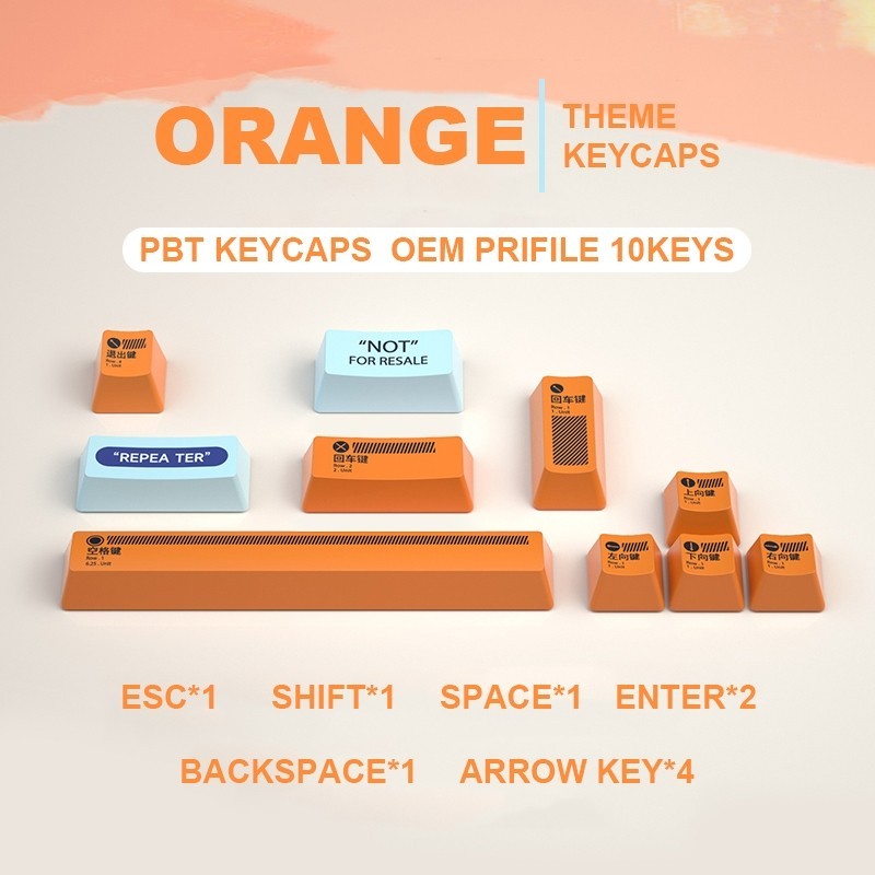 【Meta】Keycap phi hành gia, keycaps 10 phím, OEM cao, nhuộm thăng hoa ...