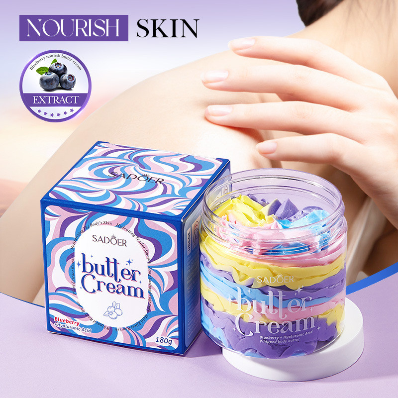 Kem dưỡng ẩm Blueberry Hyaluronic Acid Sadoer Kem bơ dưỡng ẩm thực vật | Shopee Việt Nam