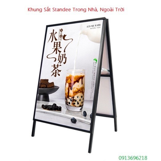 Khung Sắt Standee Trong Nhà, Ngoài Trời, KT 60 X 80cm, 60 x 120cm | Shopee Việt Nam