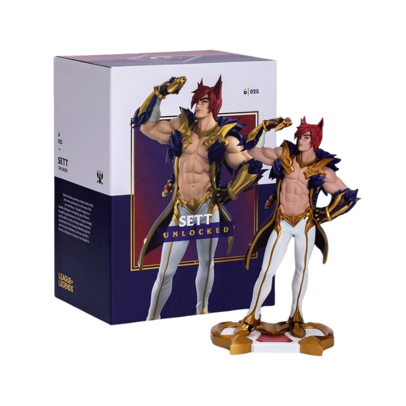 Mô hình LMHT Sett Unlocked Statue 28cm Chính hãng Riot Games - Figure ...