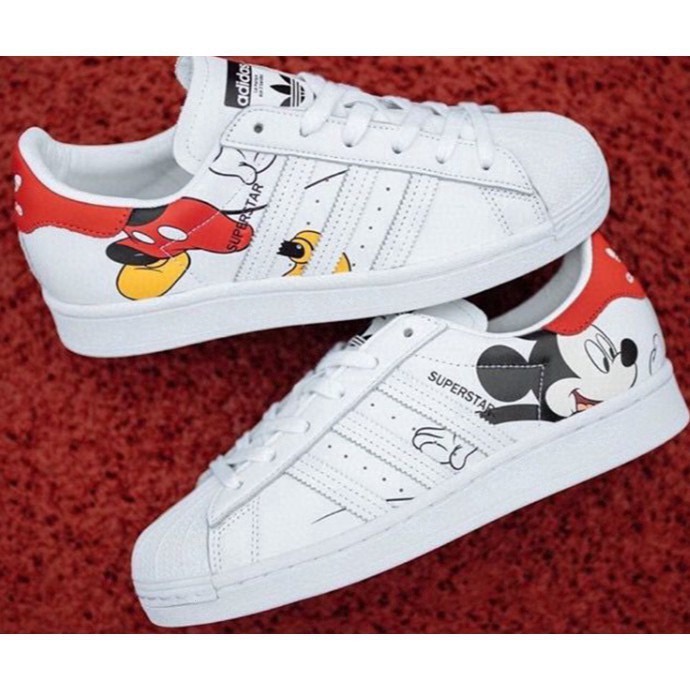 Ready Adias SUPERSTAR shell head Disney joint Mickey Mouse sneaker DGNK ...
