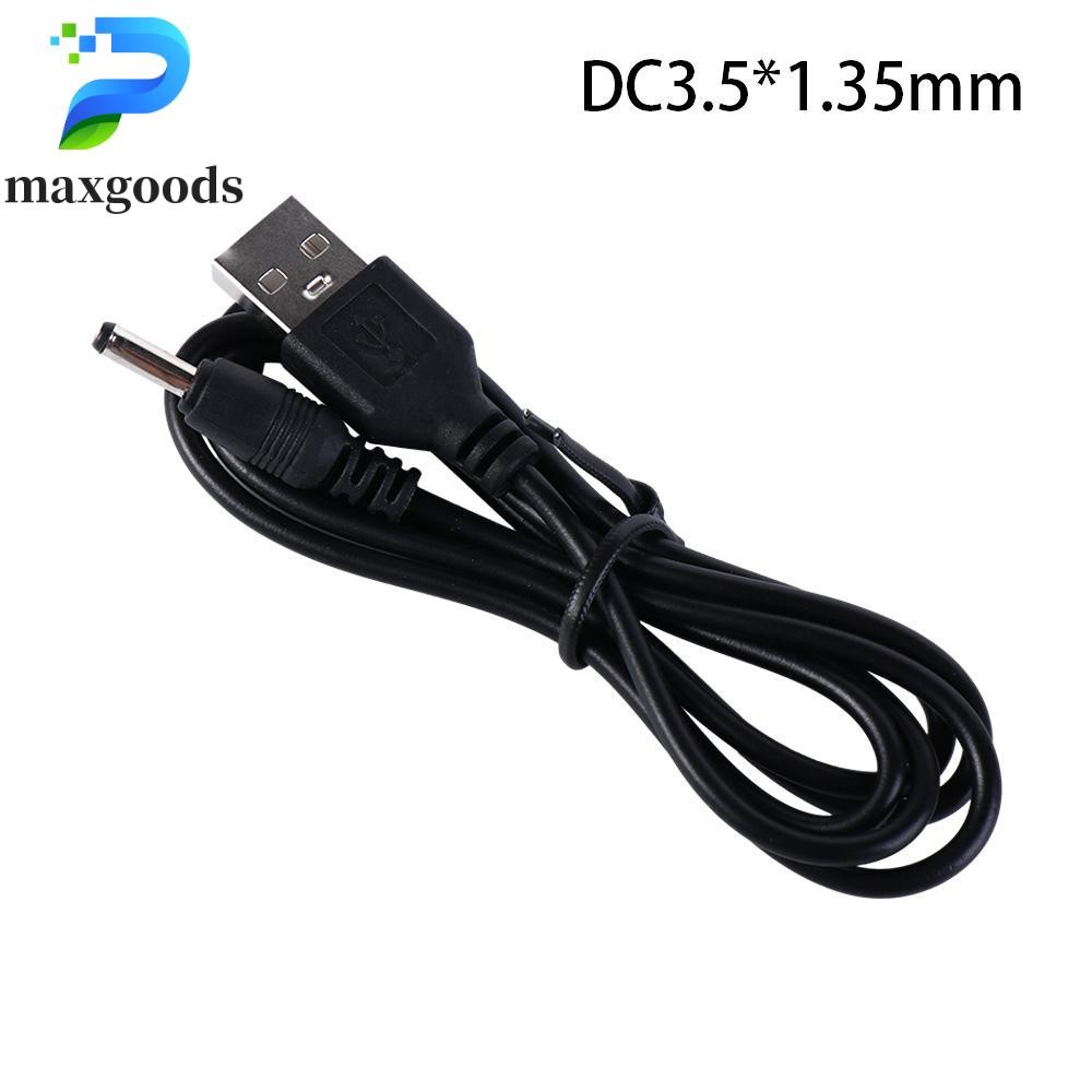 Dây cấp nguồn MAXGOODS Usb sang Dc 3.5MM 3.5 * 1.35mm 5V Đầu nối nhanh cho cáp chuyển đổi MP3 ...