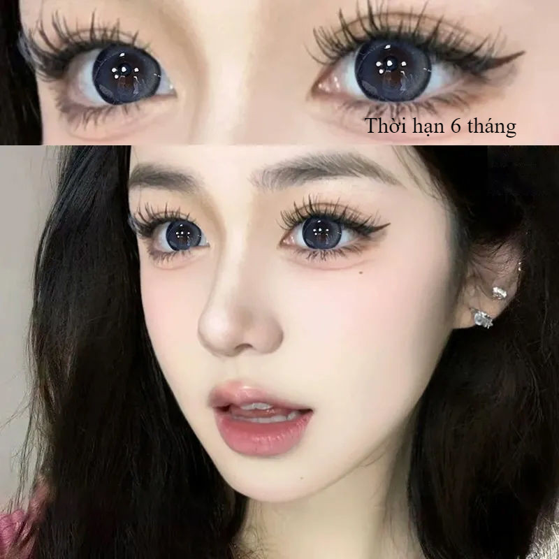 Thời trang đầy màu sắc giữ ẩm phân loại 2PC kính áp tròng 0-100-125-150-175-200-225-250-275-300 ...