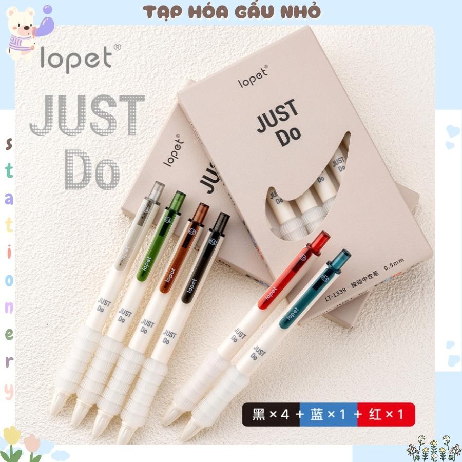 Bút gel LOPET JUST DO LT-1339 mực đen, xanh, đỏ 0.5mm, Bút cao cấp ...