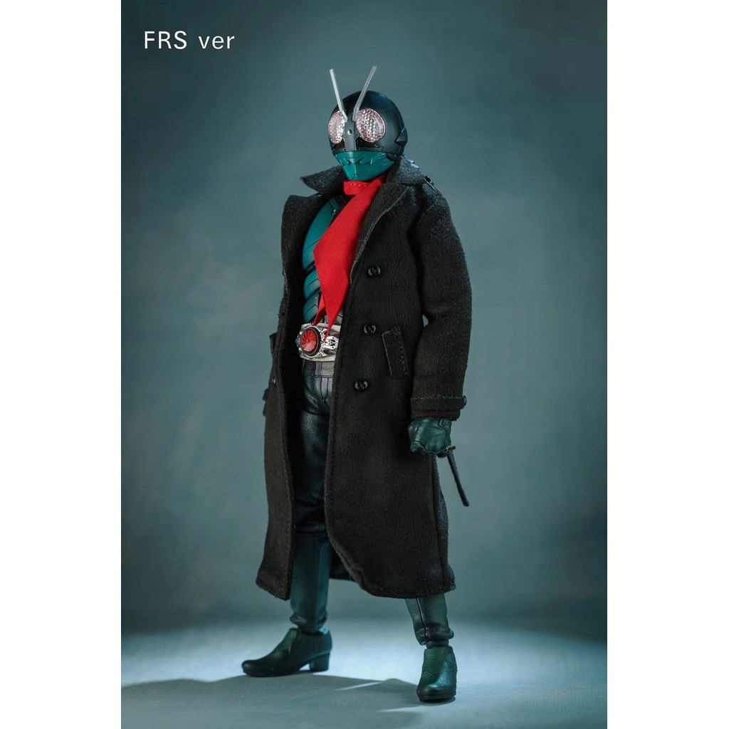 Cao Cấp 1 / 12 Mới Kamen Rider SHF Frs20cm Nâng Cấp Da Lộn Đen Dài Áo ...