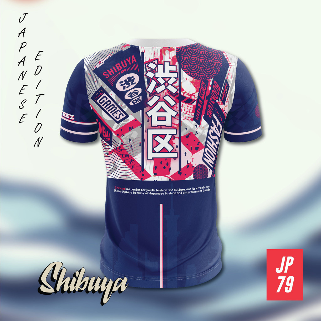 Jp79 Nhật Bản BASHO Edition SHIBUYA 180GSM RJPK JERSEY | Shopee Việt Nam