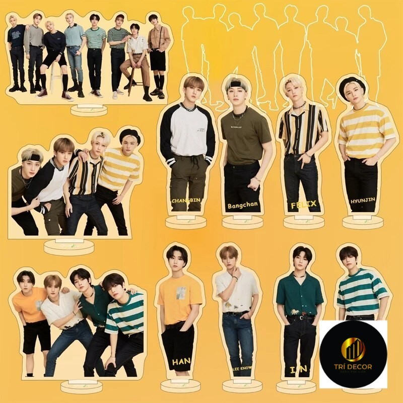 Mô hình Standee Stray Kids Bang Chan Lee Know Changbin Hyunjin HAN ...