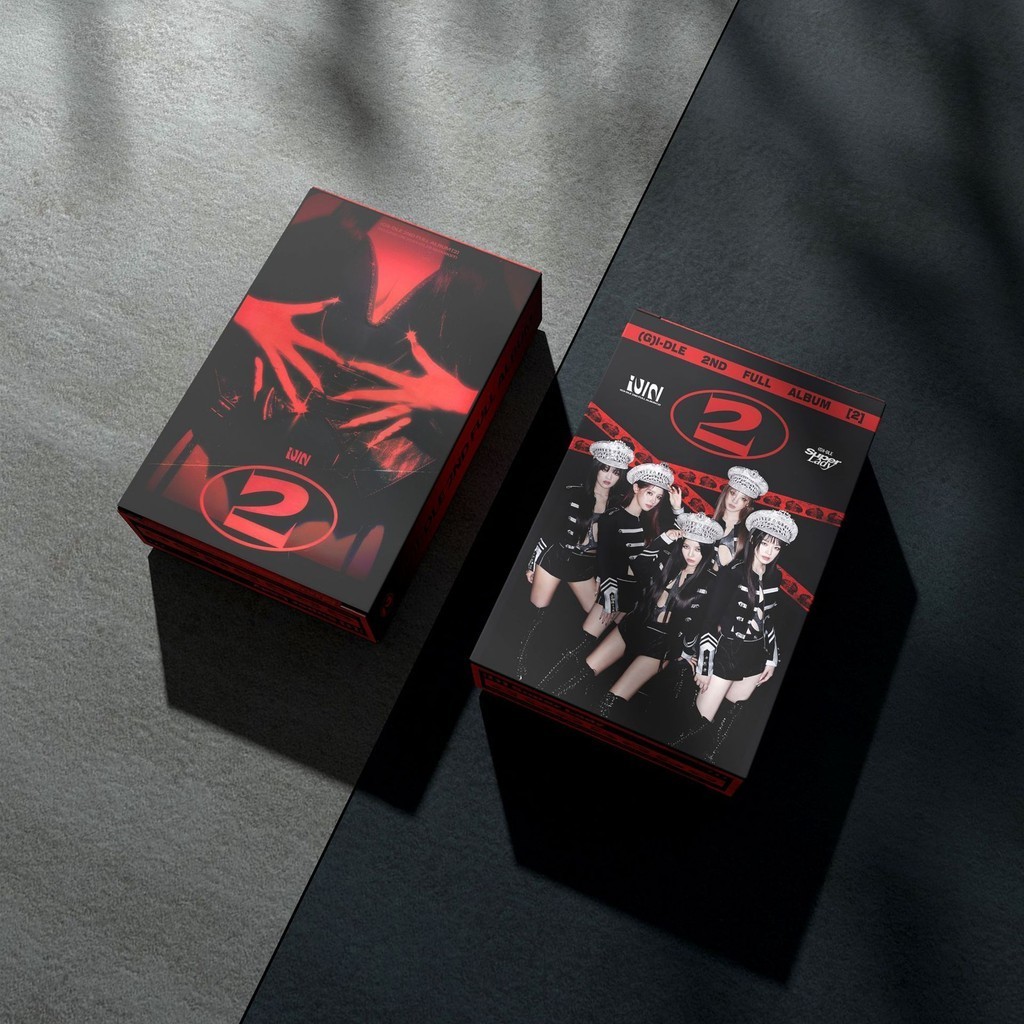 55pcs (G)I-DLE Lomo Cards 2nd Full Album [2] Super Lady Wife Photocards ...