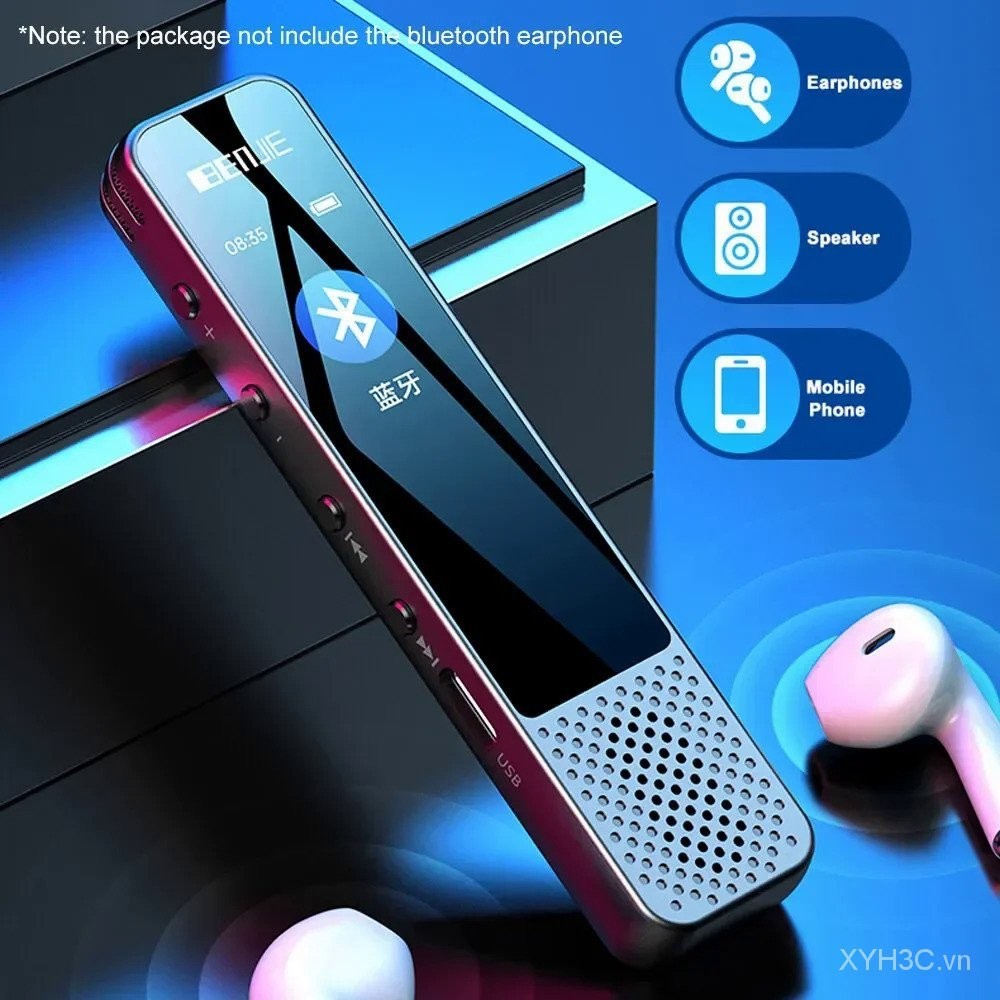 Máy ghi âm BENJIE G6 có loa Bluetooth Máy nghe nhạc MP3 8G / 16G / 32G / 64G Mictaphone 3072Kbps ...