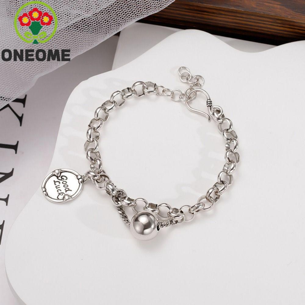Oneome Hip-Hop Vòng tay cổ điển Quà tặng tính khí kim loại | Shopee ...