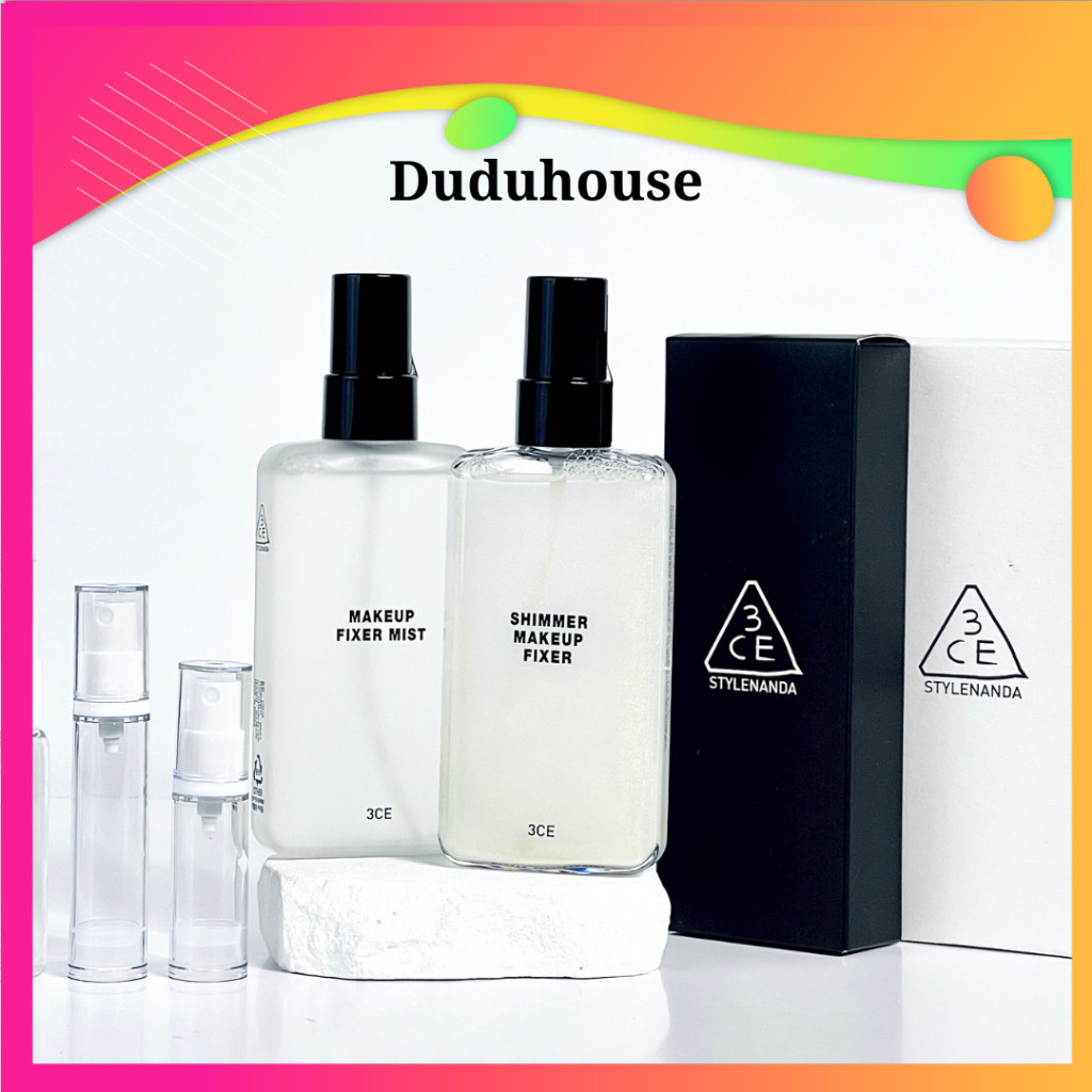 Xịt Khóa Lớp Trang Điểm 3CE Makeup Fixer Mist, Shimmer Makeup Fixer Mẫu Thử | Shopee Việt Nam