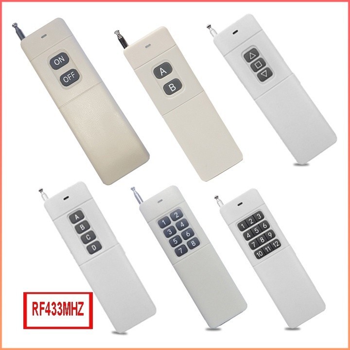 [NEW] Bộ tay điều khiển từ xa 10m : 3000m RF 433MHZ-remote điều khiển từ xa-tay phát BHDT - HKS ...