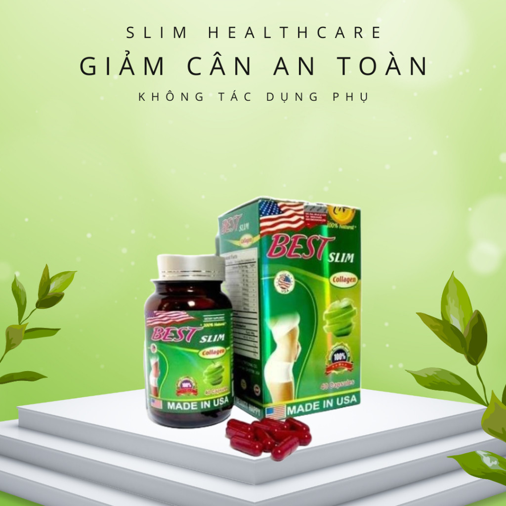 Viên uống giảm cân cấp tốc BEST SLIM COLLGEN - USA (C/40V) BEST SLIM ...