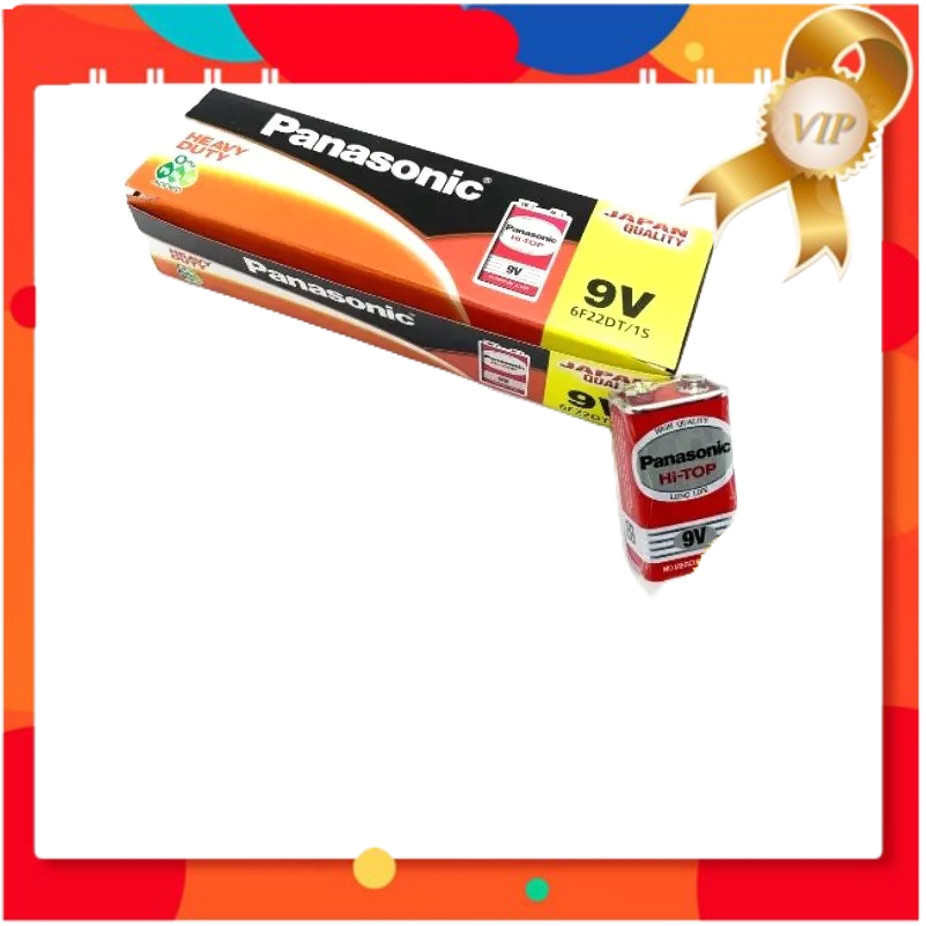 (HCM) Pin vuông Panasonic 9V cho micro không dây - Pin 9V Panasonic ...