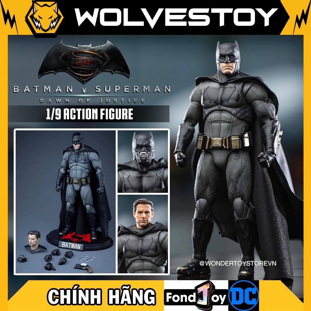Mô hình Fondjoy Toys DC BvS Dawn of Justice Batman (Ben Affleck) 1/9 ...