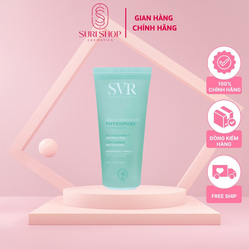 Gel Rửa Mặt SVR Gelee Moussante Physiopure Purity Cleanser Anti ...