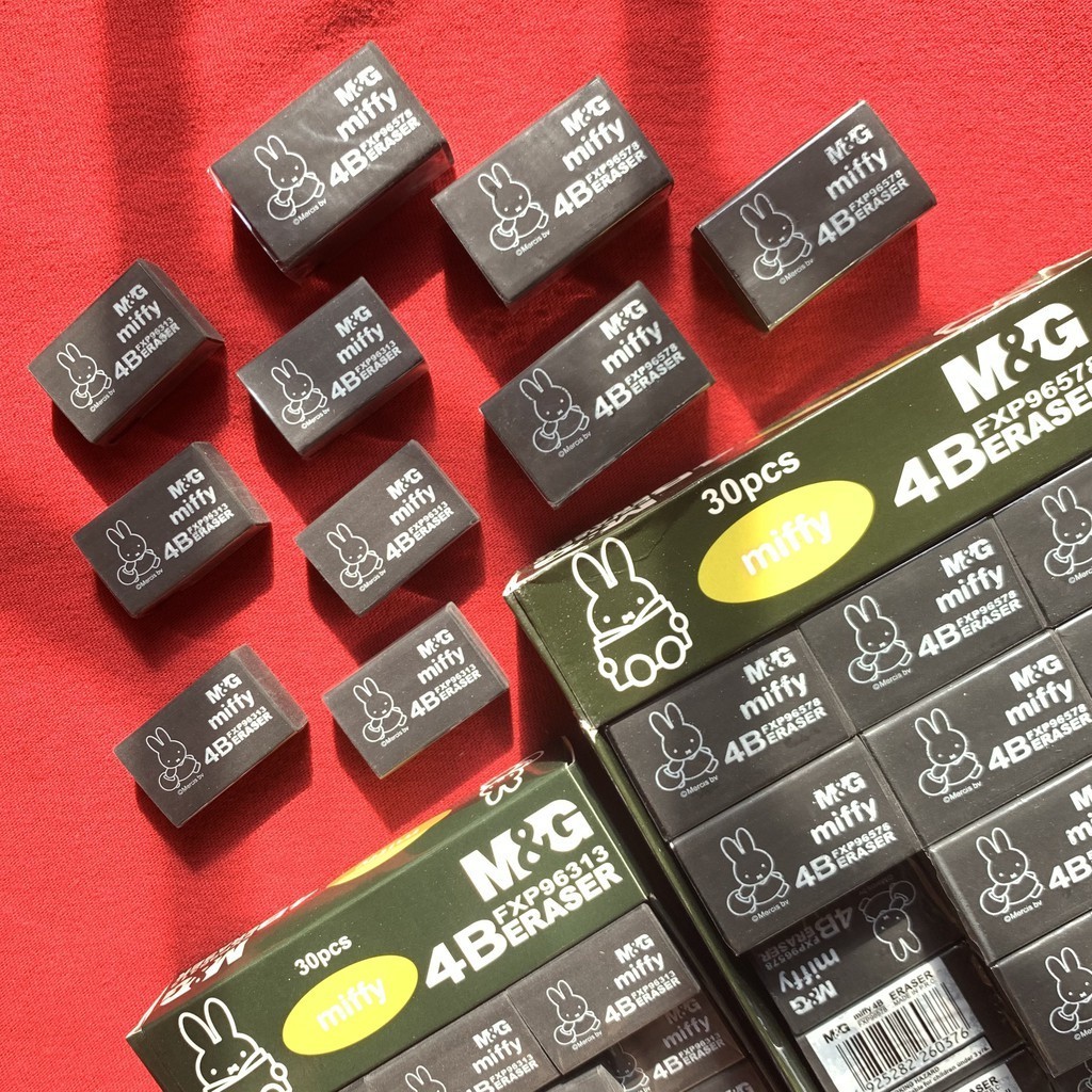Combo gồm 3 cục gôm đen MG tẩy sạch và mềm | Shopee Việt Nam
