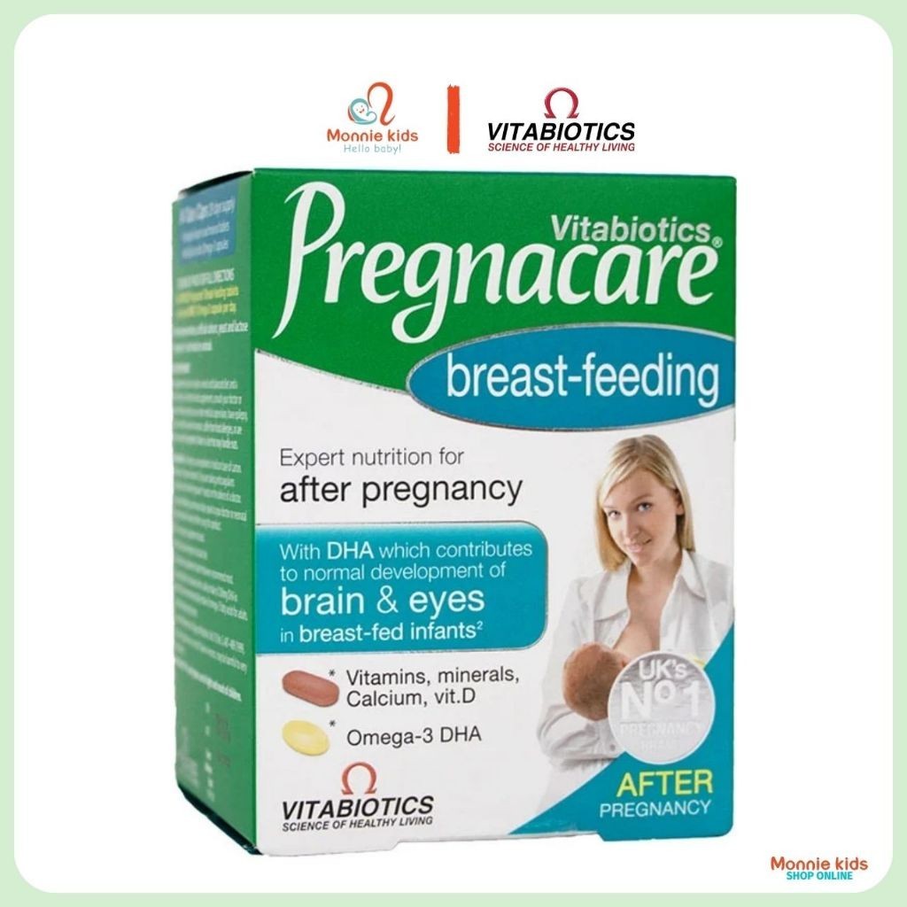 Viên uống Pregnacare Breast Feeding cho mẹ sau sinh, vitamin bổ sung ...