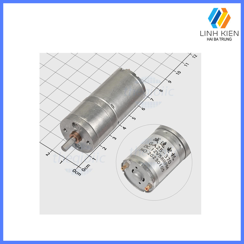 [Có sẵn] Động Cơ DC Giảm Tốc GA25-370 12VDC | Shopee Việt Nam