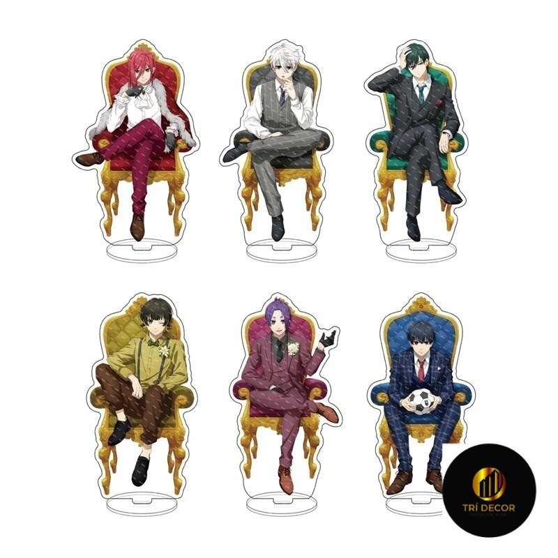 Mô hình Standee Blue Lock Isagi Nagi Meguru Chigiri Reo Sae Itoshi Rin ...