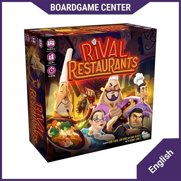 Bộ trò chơi Boardgame - Rival Restaurants (2019) Players go head-to ...