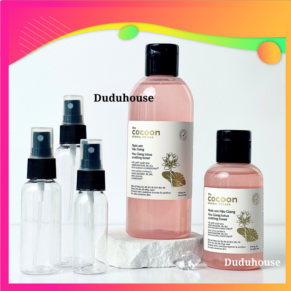 Toner sen Hậu Giang Cocoon giúp phục hồi, cấp ẩm và làm dịu da 50ml ...