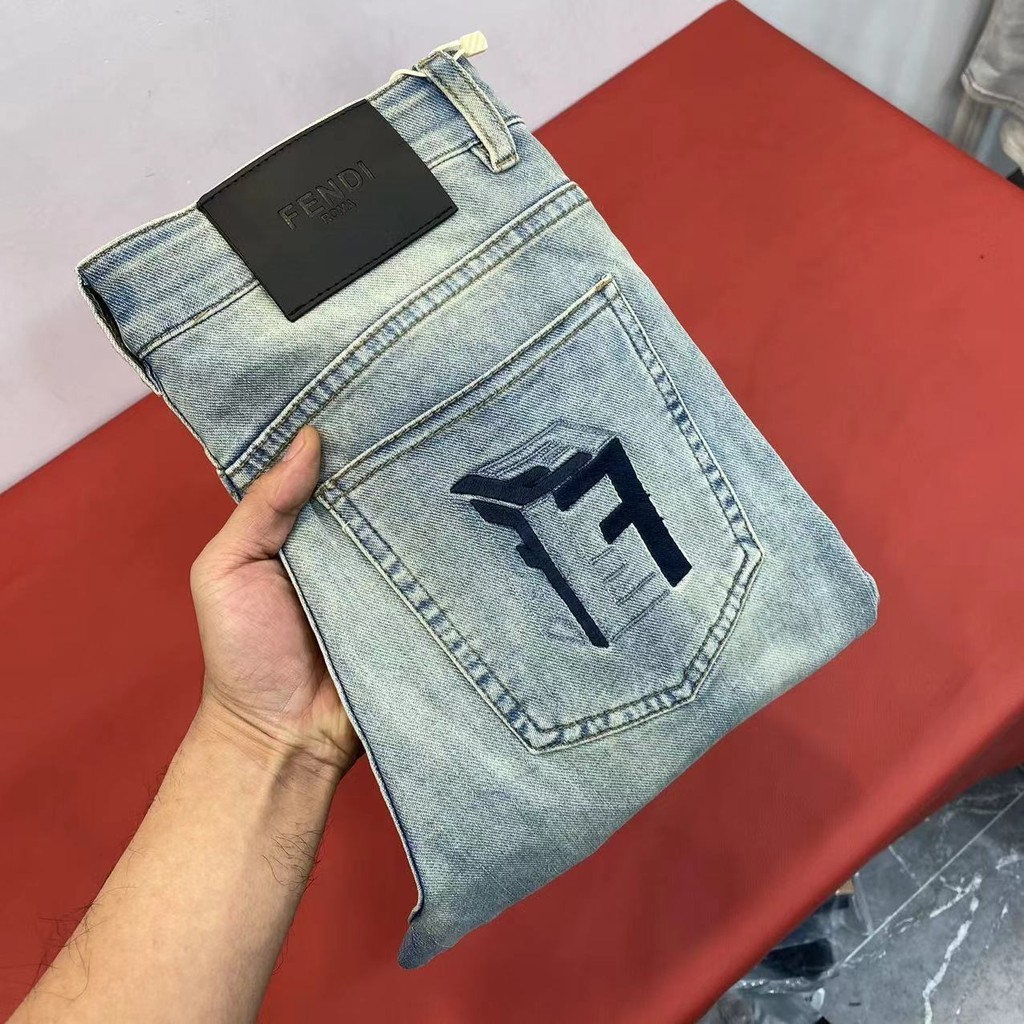DO8J FENDI Spring Simple European High-End Fashion Brand Heavy Craft ...