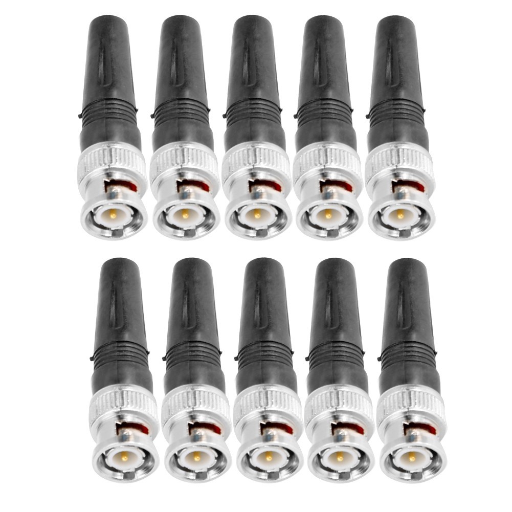 HEEPDD With Nickel Plating Appearance 75 Ohms Impedance BNC Male ...
