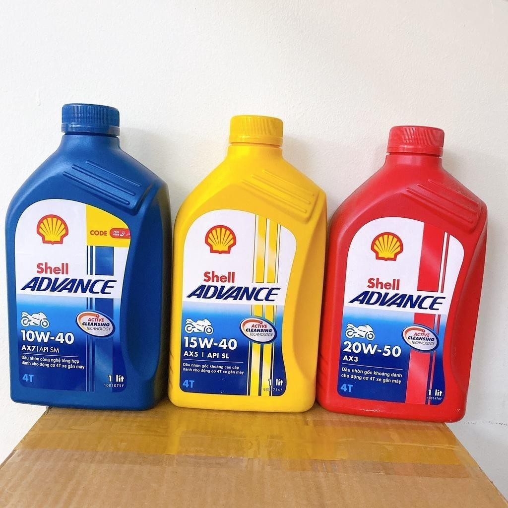 [Trợ Giá Tik Tok] Nhớt Shell AX3 AX5 AX7 Dùng Cho Xe Số 10W40 15W40 ...