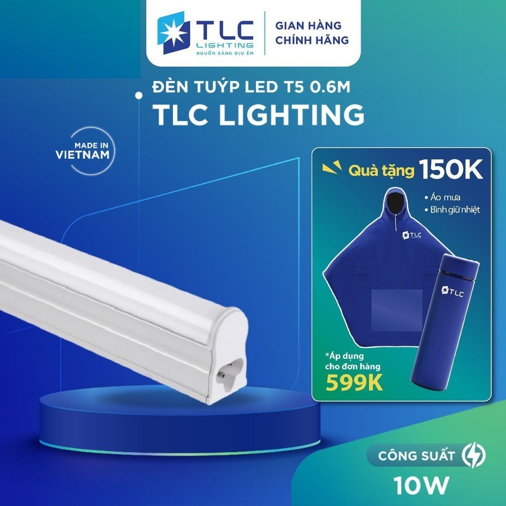 Đèn Tuýp LED T5 10W TLC LIGHTING 0.6m | Shopee Việt Nam