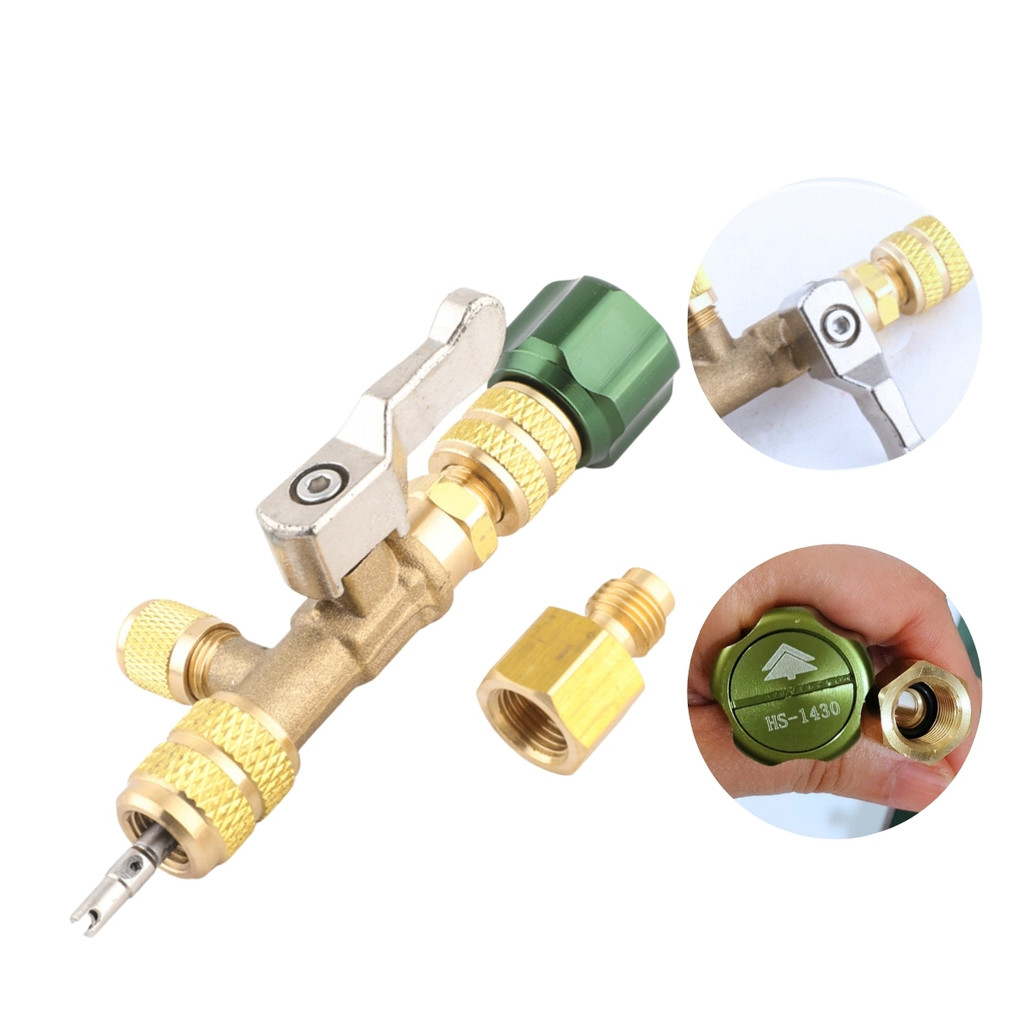 Van thay ti chống bỏng sạc gas r22, r410, r32 HS-1430 Hongsen chịu áp ...