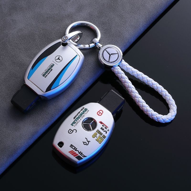 Ốp Chìa Khóa Benz C260 C200L glc260 / 300 E260 gle350 S400 Key White Track Phiên Bản Bảo Vệ ...