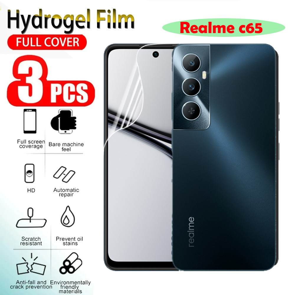 1-3 Chiếc Mềm Hydrogel Cho Realme C65 4G 2024 Full Cover Bảo Vệ Màn ...