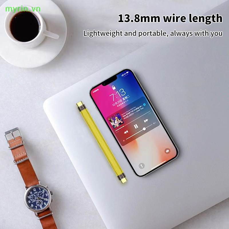 Myrin USB 4.0 Gen3 40Gbps Thunderbolt 3 Cáp dữ liệu PD 100W 5A Sạc ...