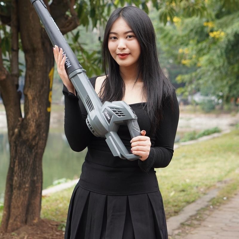 Máy Thổi Bụi Thổi lá Pin Mini HUKAN HM21 - EBL1575MN Không Chổi Than 6 ...