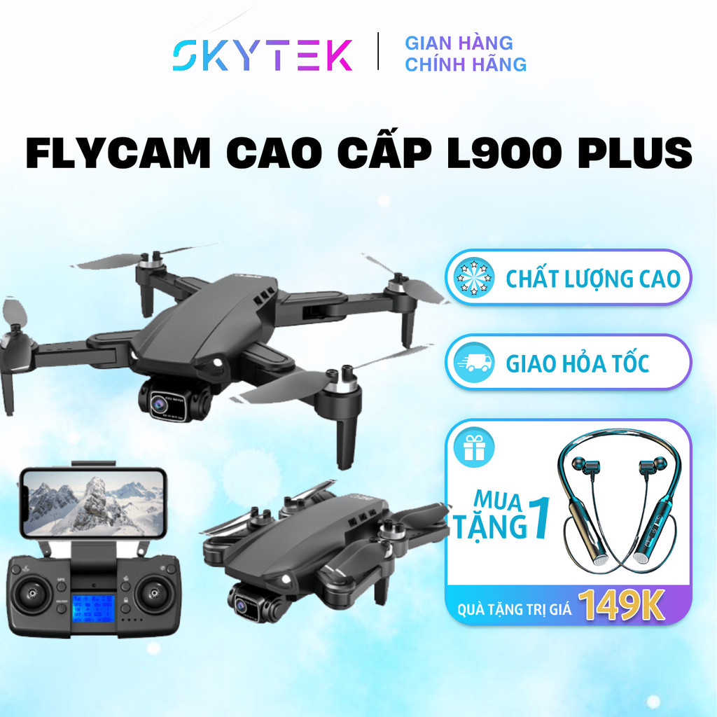 Flycam máy bay điều khiển từ xa EL900 PLUS, flycam mini với GPS theo ...