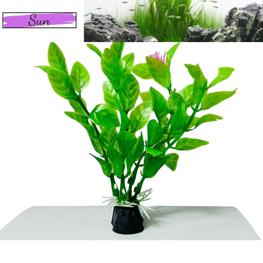 Tiểu Cảnh Bể Cá- Cây Nhựa / Cây Giả Trang Trí Hồ Cá Cảnh- Rong Nhí ...