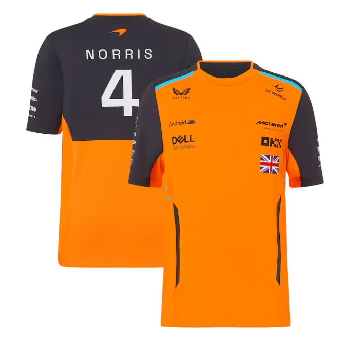 Mclaren 2024 Team Lando Norris Set Up Áo thun nam và trẻ em Áo thun ...