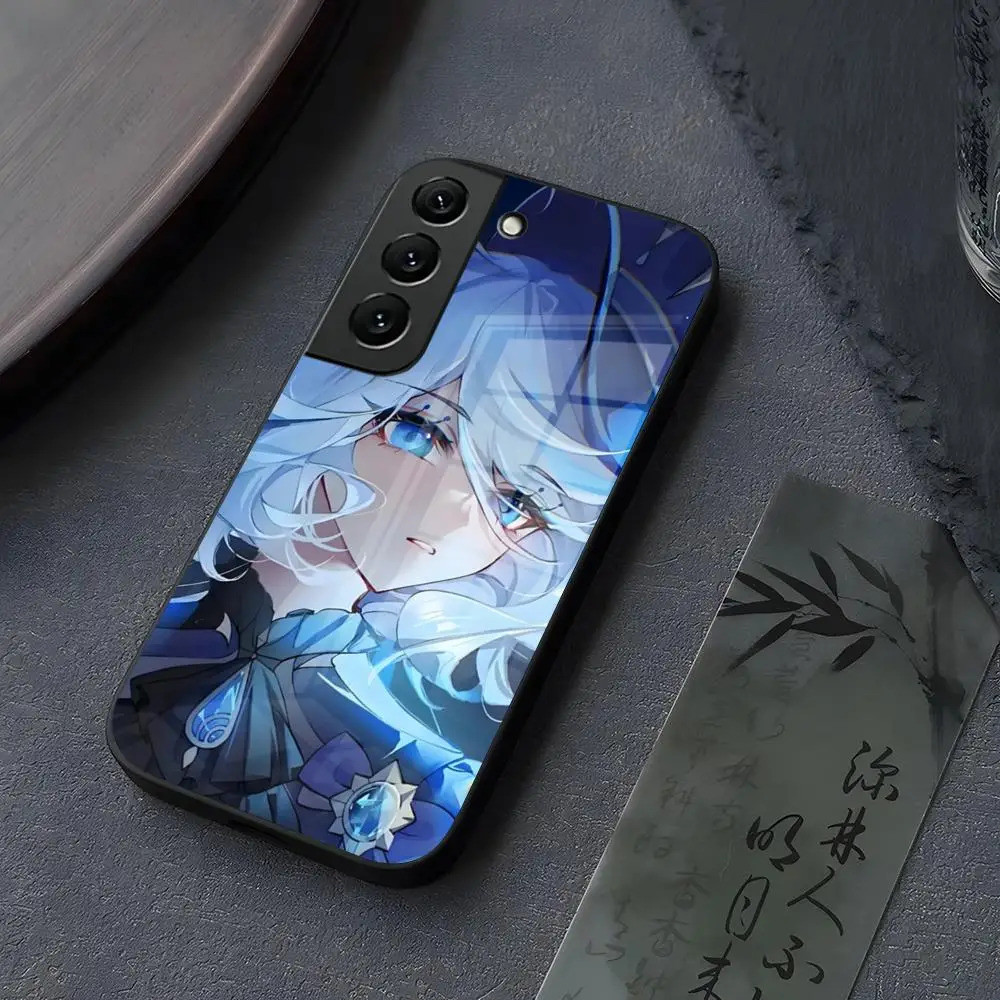Genshin Impact furina Ốp điện thoại cho Vivo iqoo Z9 U5 Neo5 9 8 7 y30 Y35 y36 X73 y76 Y70 Y55 ...