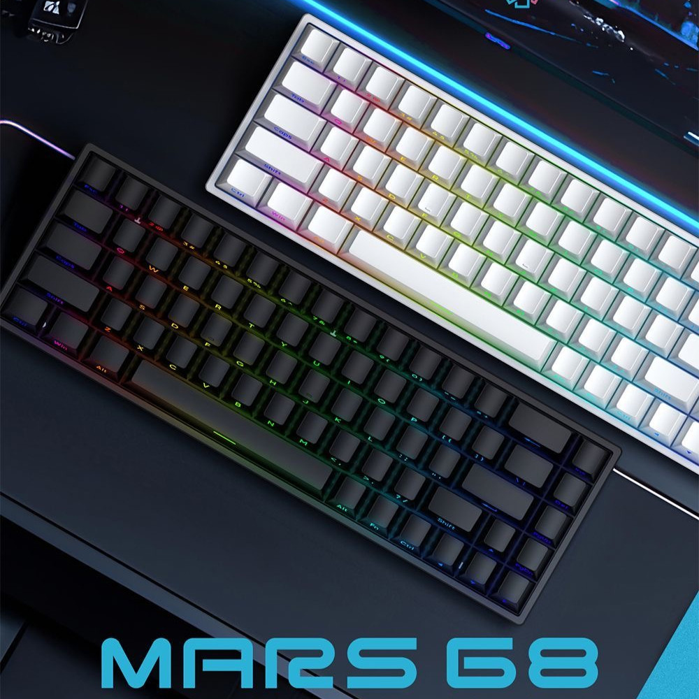 Irok MARS68 Kích hoạt nhanh Công tắc từ tính Bàn phím chơi game RGB Có dây 0 Dead Zone Hot ...
