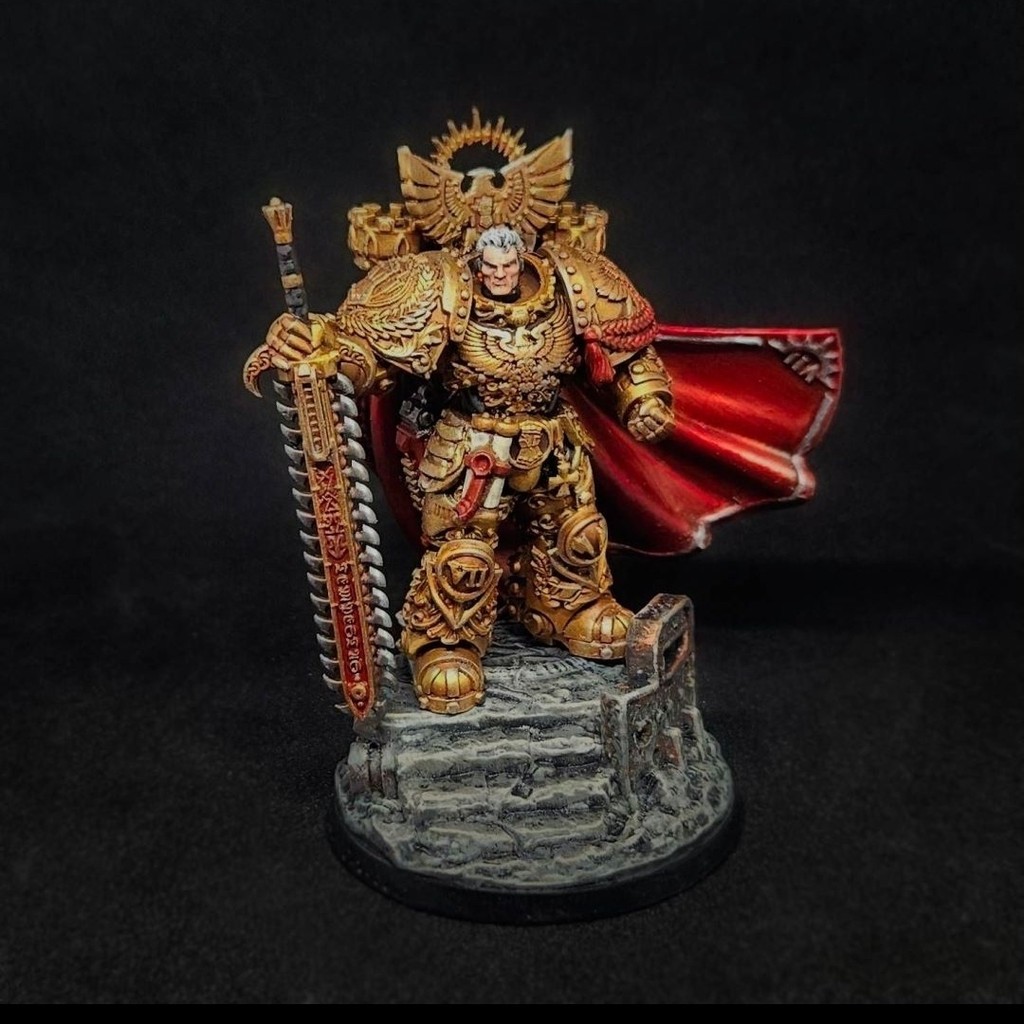 War Hammer40k Emperor Fist Gene Primarch Rogdon 5Head Sculpt Multi ...