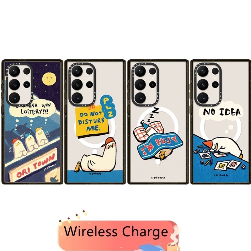 CASETiFY SSEBONG Duck Hard Case For Samsung Galaxy S24 S23 S22 Ultra ...