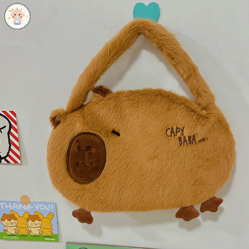 Coco baby Túi hoạt hình sang trọng Kawaii capybara túi cầm tay Túi lười ...