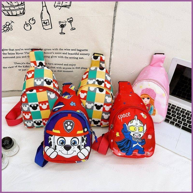 [Yb1] Túi đeo ngực trẻ em hoạt hình Disney Mickey Minnie Marshall dành ...