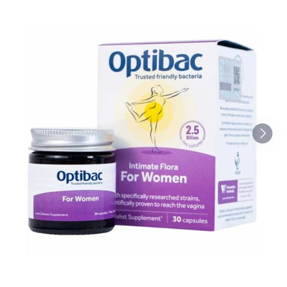 Viên uống Optibac Intimate Flora For Women hỗ trợ bổ sung lợi khuẩn cho ...