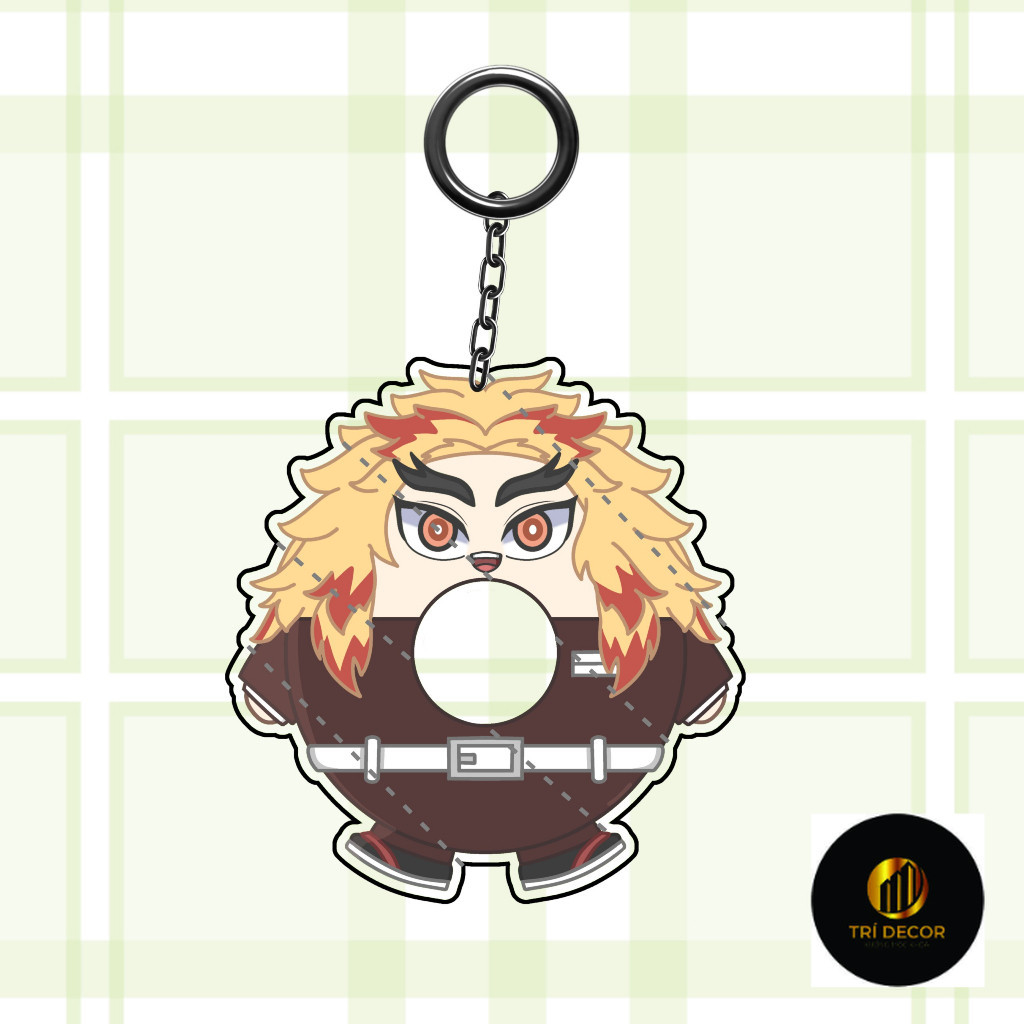 Móc khoá Donut Rengoku | Kimetsu No Yaiba | Thanh gươm diệt quỷ ...