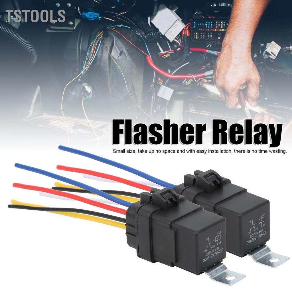 TSTOOLS 2 Rơ Le Flasher Ô Tô Có Ổ Cắm Xe Tái Trang Bị Chống Nước DC 12V ...