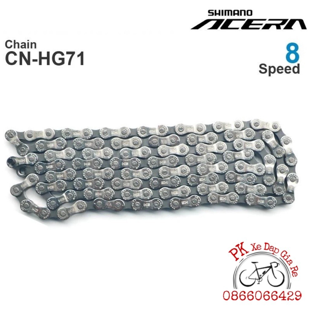 Xích xe đạp SHIMANO CN-HG71 8 speed, Sên xe đạp Shimano 6-7-8 tốc độ | Shopee Việt Nam