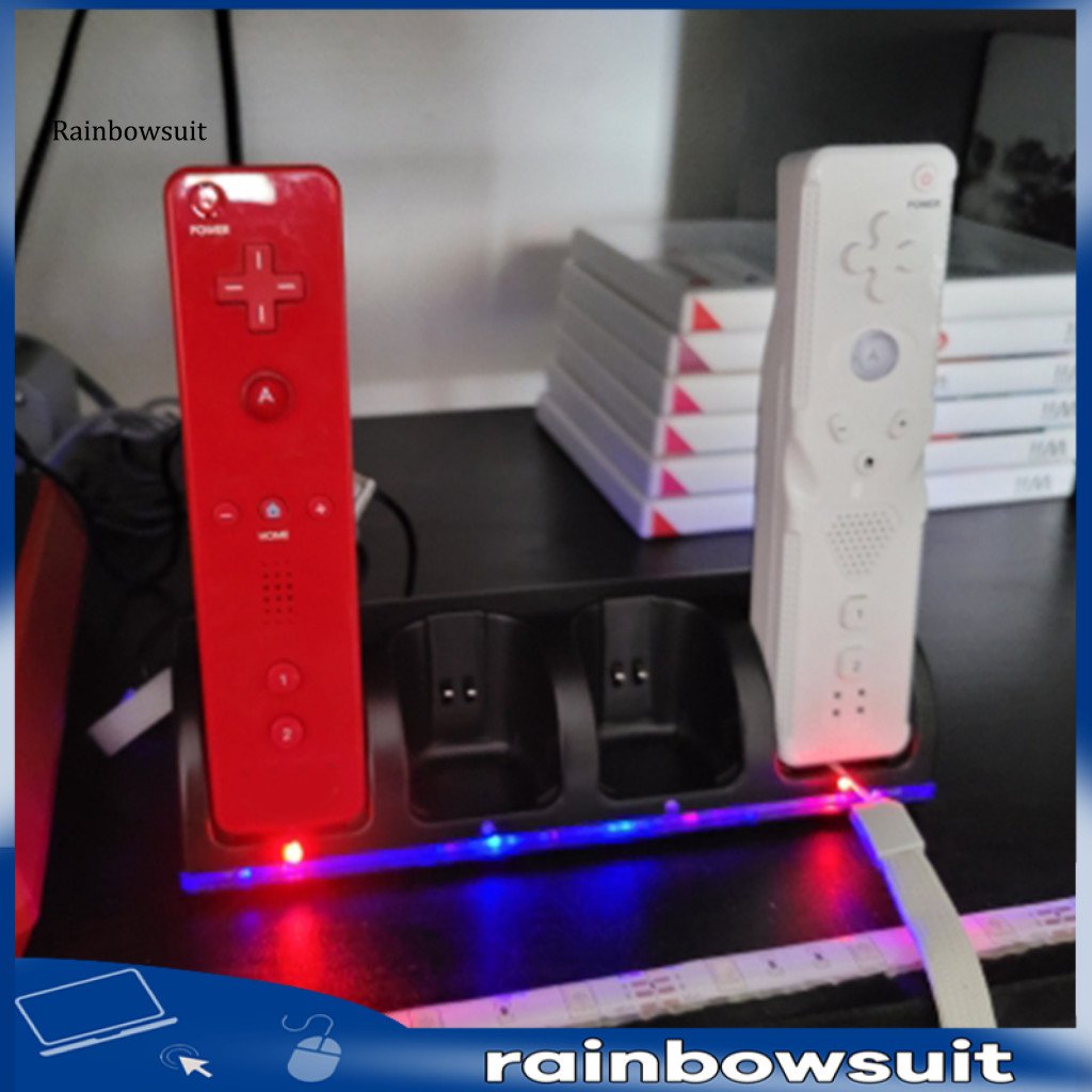 [Rb] Bộ sạc tay cầm chơi Game có đèn LED Cài đặt dễ dàng Đầu ra ổn định ...