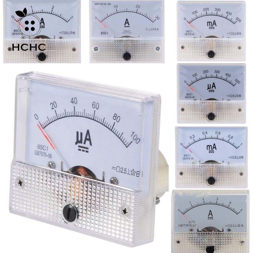 Ampe kế, 100uA / 500uA / 1mA 85C1 Ampe kế bảng điều khiển tương tự, Đầu ...